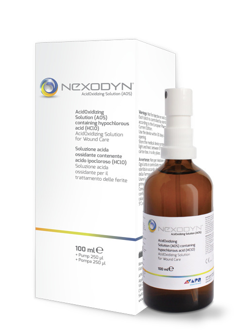 Nexodyn AOS AcidOxidizing Solution by APR.ch is the first active Wound ...